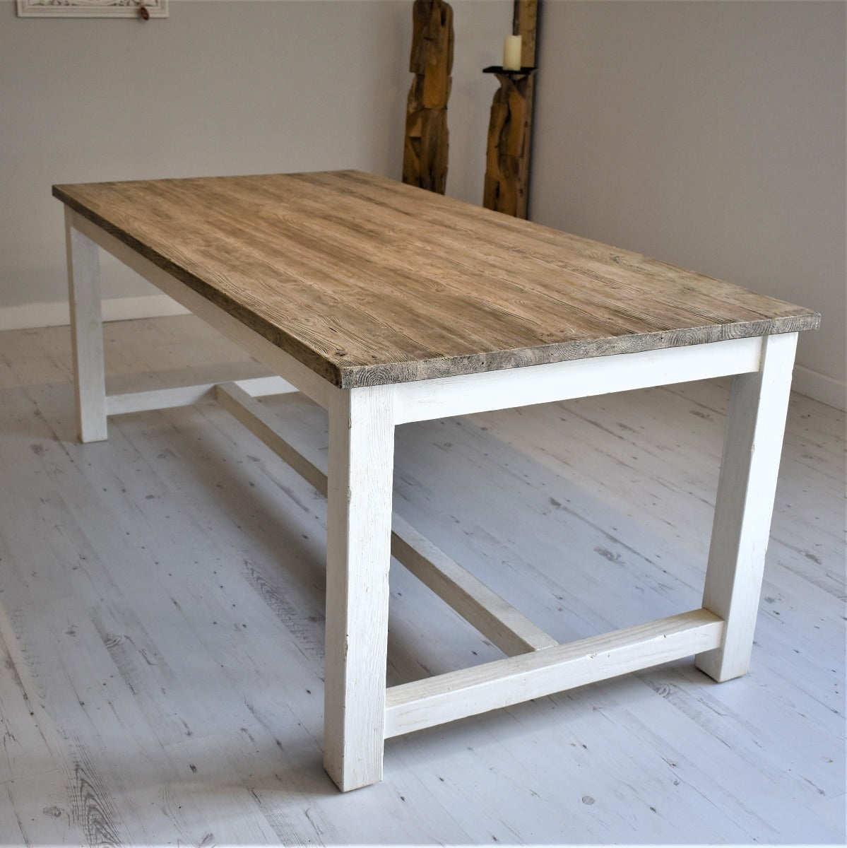 Cottage Style Reclaimed Pine Dining Tables – Available in 160cm, 200cm ...